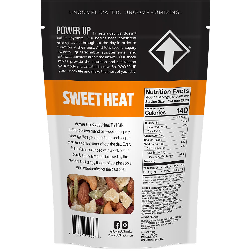 Sweet Heat Trail Mix - Power Up Premium Trail Mix